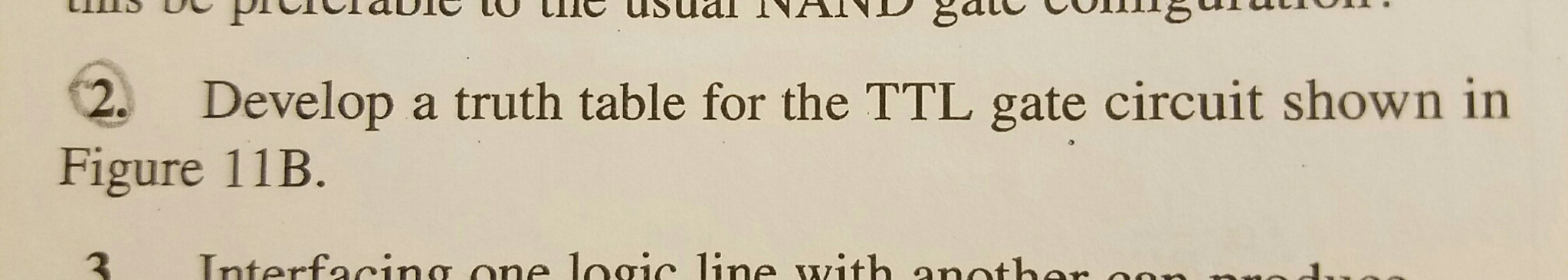 Solved Develop a truth table for the TTL gate circuit | Chegg.com