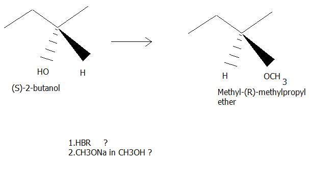 Solved HBR? CH3ONa in CH3OH? | Chegg.com