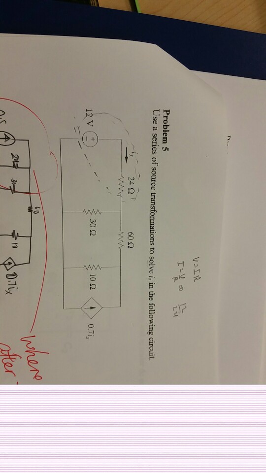Solved R Problem 5 Use A Series Of Source Transformations