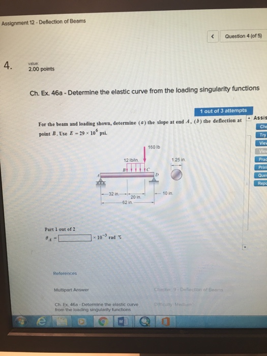 Solved Ch. Ex. 46a - Determine the elastic curve from the | Chegg.com