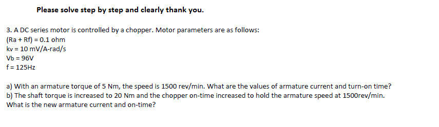 Solved Please solve step by step and clearly thank you 3. A | Chegg.com