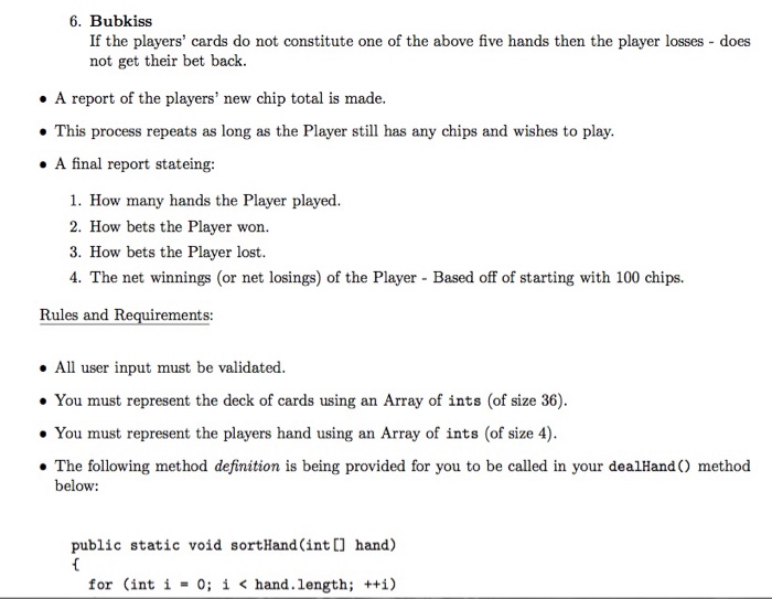 Solved You are to develop a program to play a variation on a | Chegg.com