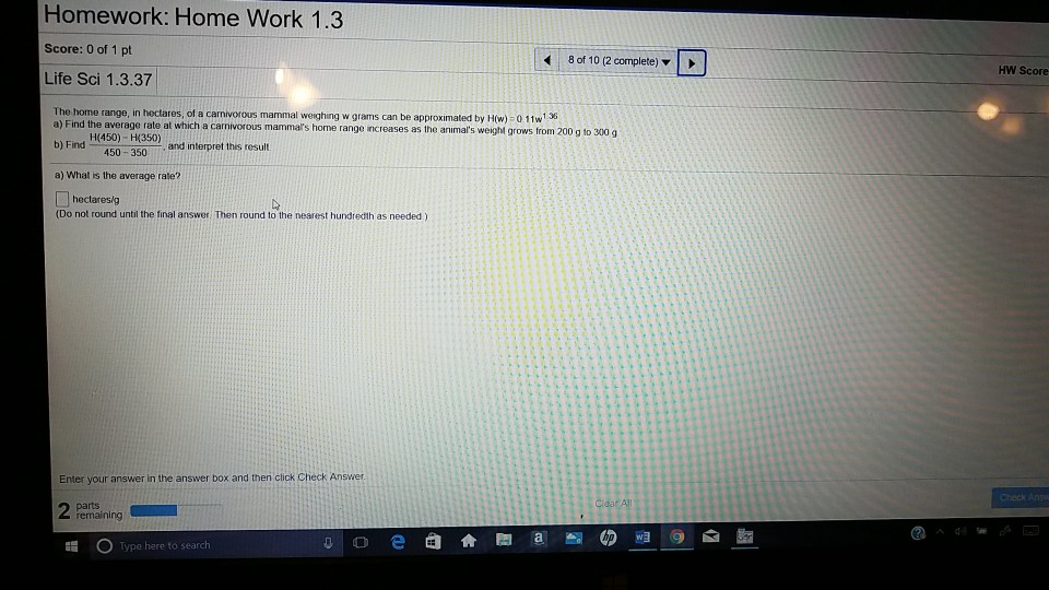 Solved Homework Home Work 1 3 Score 0 Of 1 Pt Bus Econ