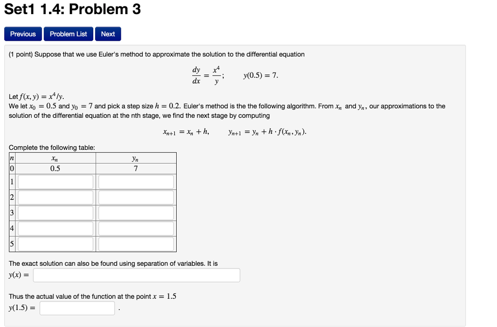 Solved Suppose That We Use Euler S Method To Approximate The