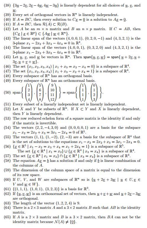 Solved true or false question, no need to show process, just | Chegg.com