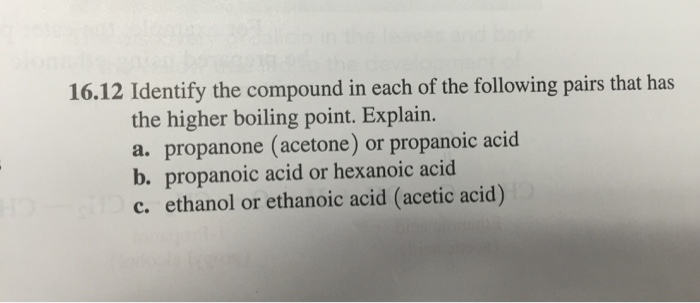 Solved Identify the compound in each of the following pairs | Chegg.com