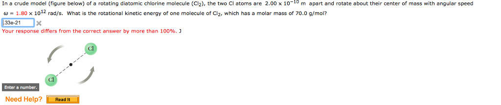 Solved In a crude model (figure below) of a rotating | Chegg.com