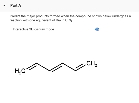 Solved Part A Predict the major products formed when the | Chegg.com