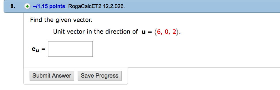 Solved Find the given vector. Unit vector in the direction | Chegg.com