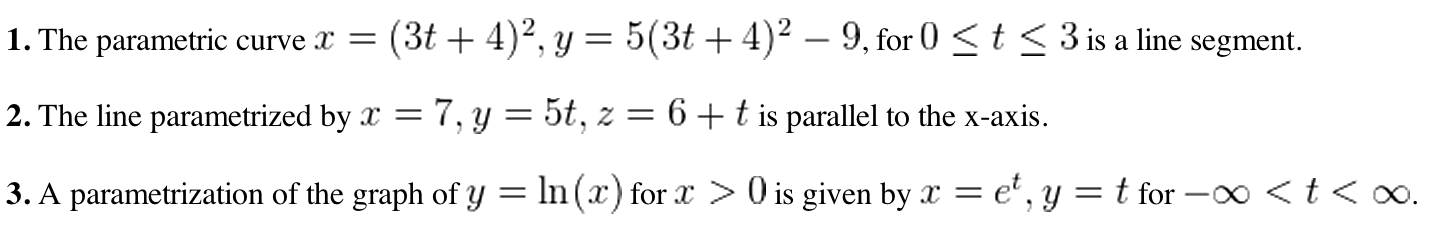 Solved The parametric curve x = (3t + 4)2, y = 5(3t + 4)2 - | Chegg.com
