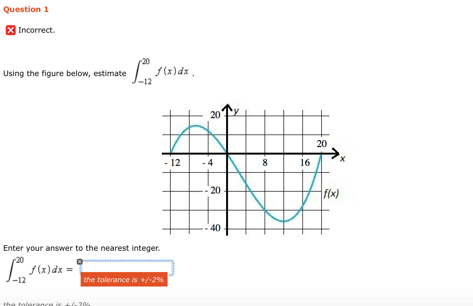 Solved Find the area between the graph of y = x^2 - 2 and | Chegg.com