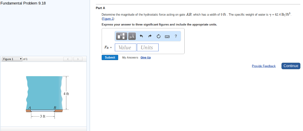 Solved Fundamental Problem 9.18 Part A B which has a woth of | Chegg.com Solved Fundamental Problem 9.18 Part A B which has a woth of | Chegg.com