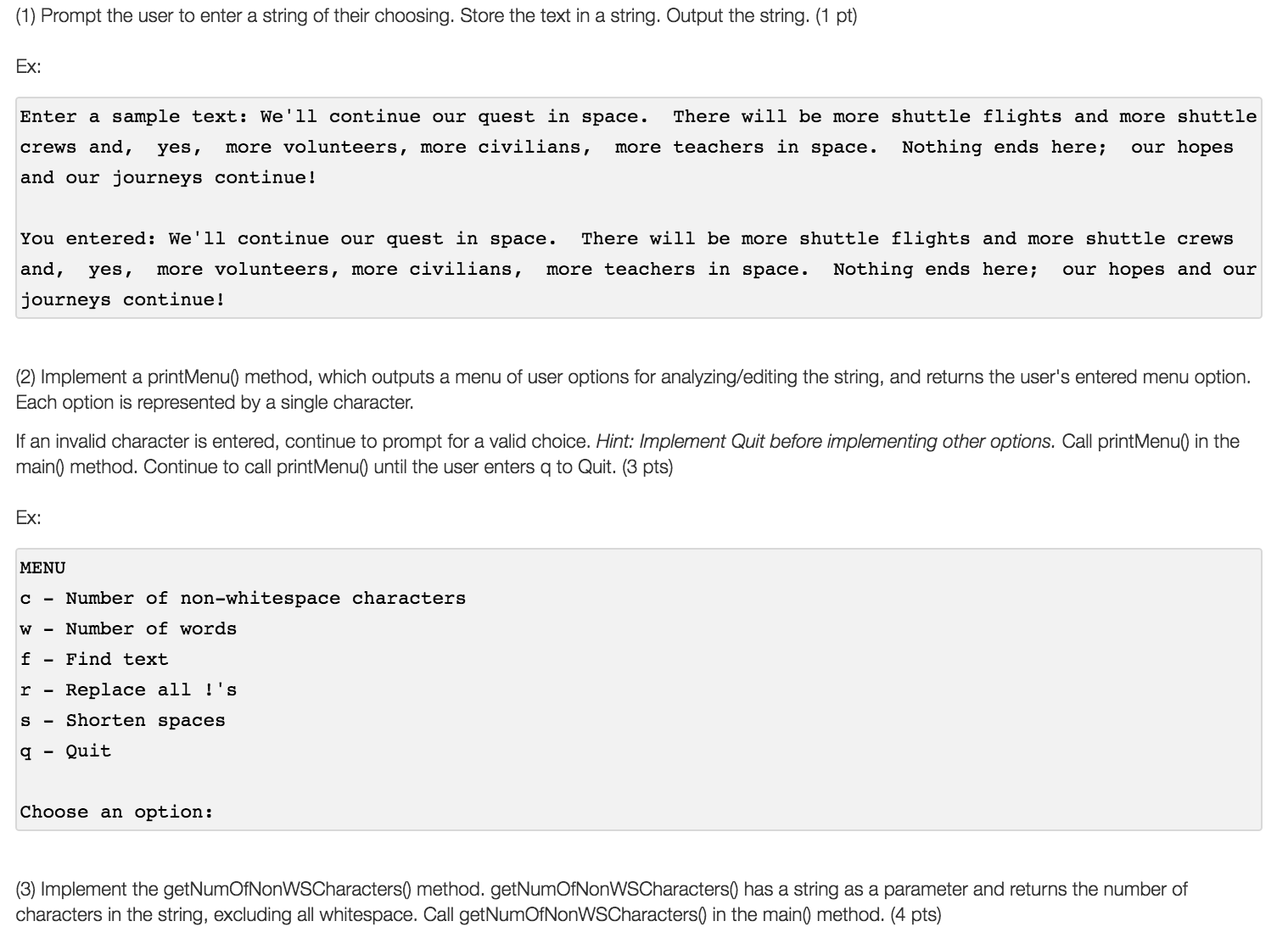 Solved 8.12.1: Program: Authoring assistant (Java) | Chegg.com