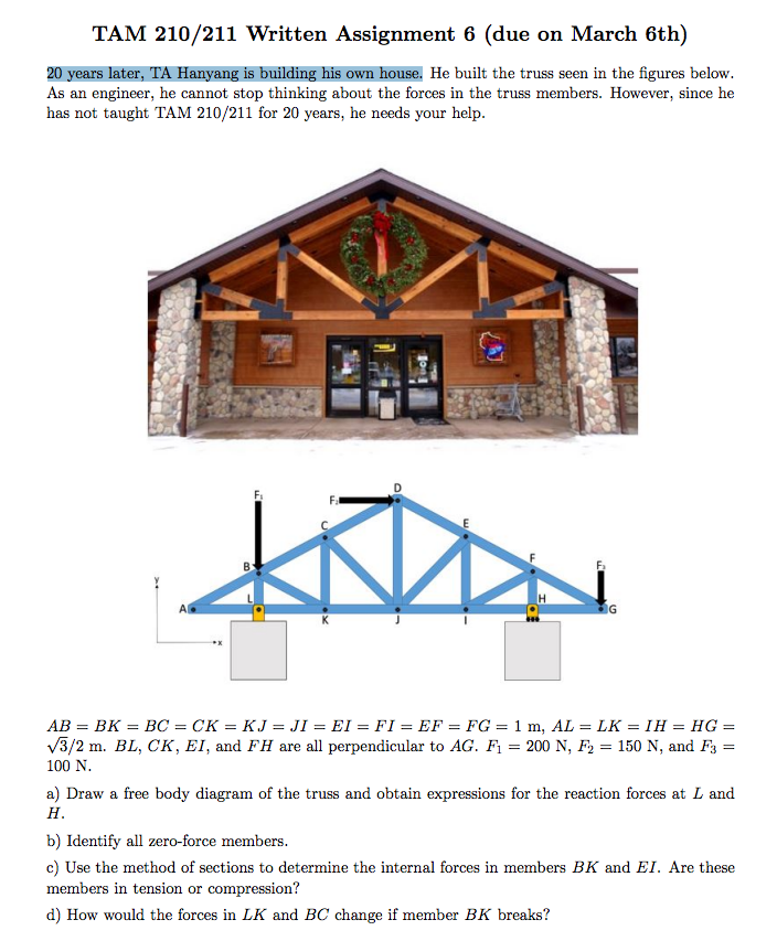 Solved TAM 210/211 Written Assignment 6 (due on March 6th) | Chegg.com