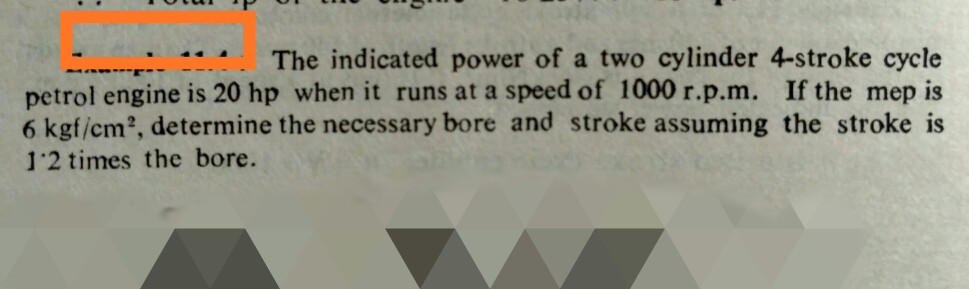 Solved The indicated power of a two cylinder 4-stroke cycle | Chegg.com