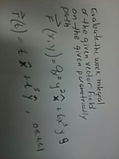 Solved Evaluate the work integral of the given vector field | Chegg.com