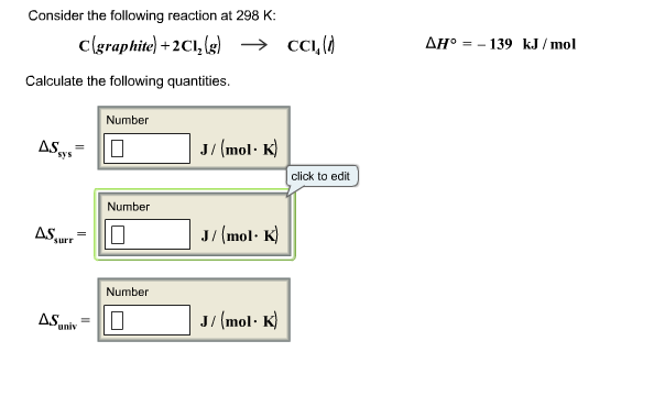 Solved Consider the following reaction at 298 K: Calculate | Chegg.com
