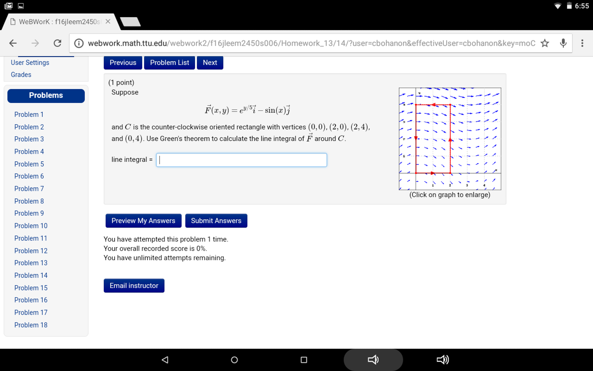 Solved UM D WeBWork f16jleem 2450s X C webwork.math ttu.edu | Chegg.com