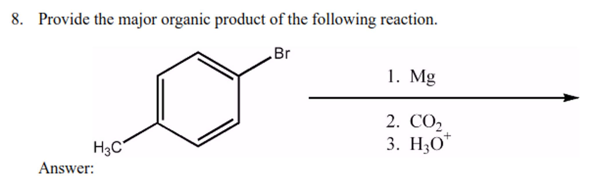 Solved Provide the major organic product of the following | Chegg.com Solved Provide the major organic product of the following | Chegg.com