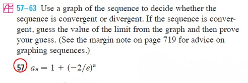 Solved Use a graph of the sequence to decide whether the | Chegg.com