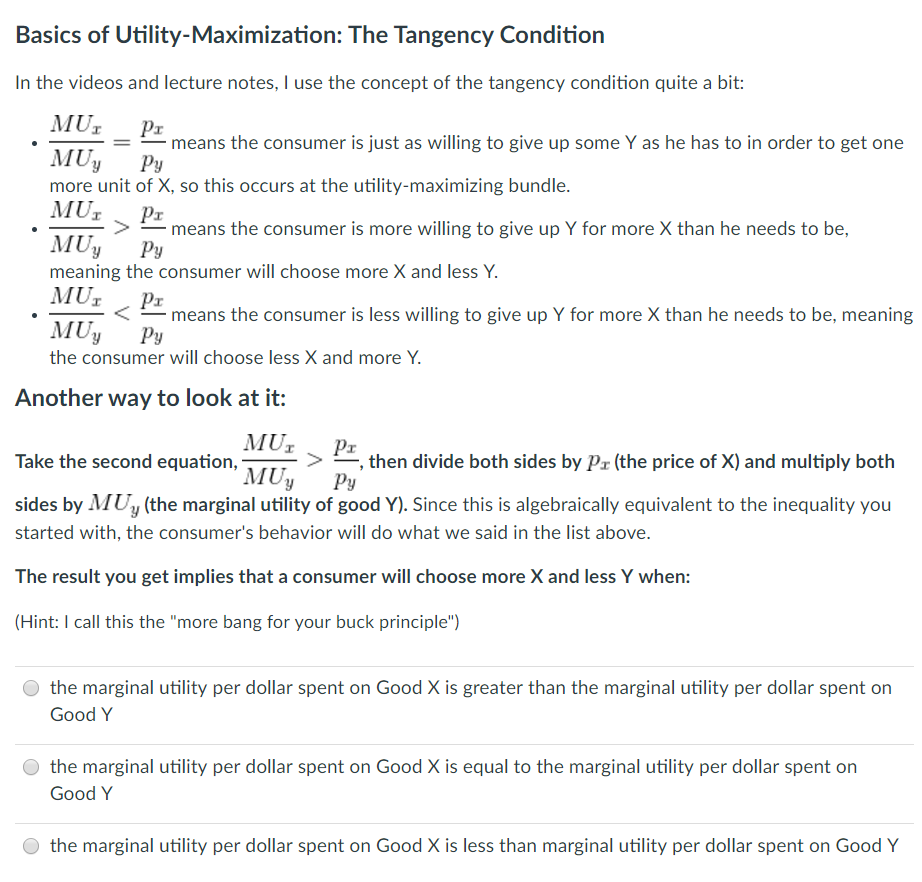 Solved In the videos and lecture notes. I use the concept of | Chegg.com