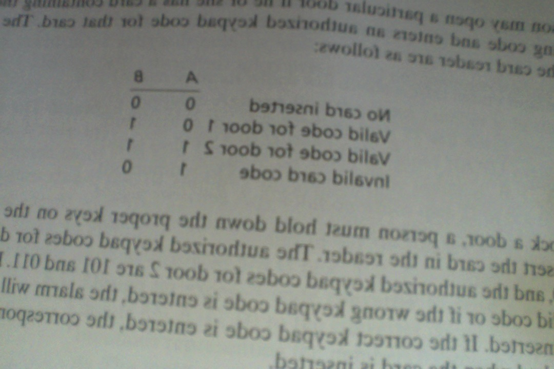Solved A simple security system for two doors consists of a | Chegg.com