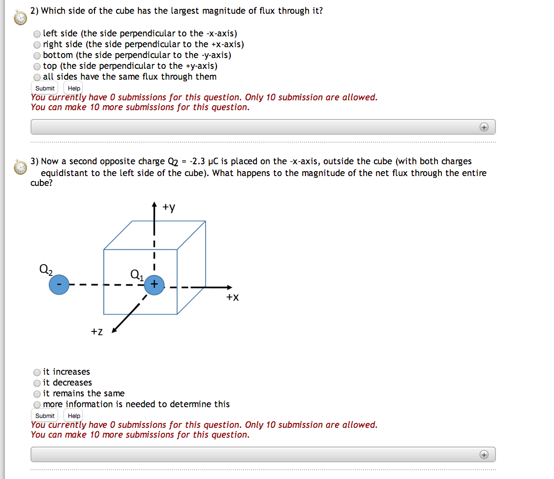 Solved A charge Q1 = +2.3 ?C is placed at the origin of a | Chegg.com