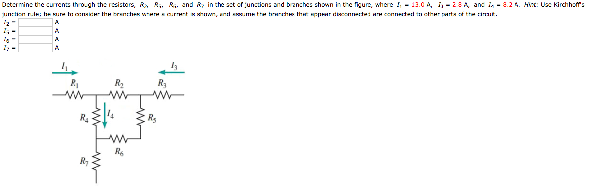 Solved Determine the currents through the resistors, R_2, | Chegg.com