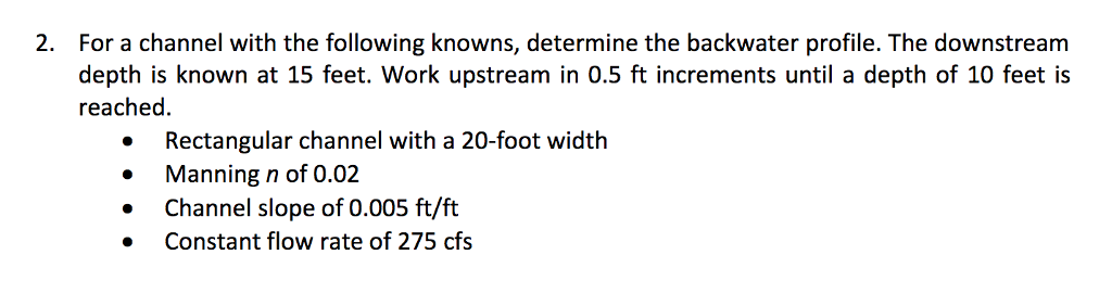Solved For a channel with the following knowns, determine | Chegg.com