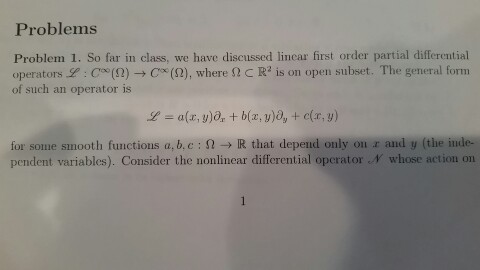 Solved Problems Problem 1. So far in class, we have | Chegg.com