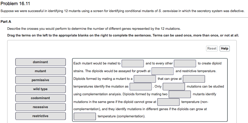 Solved Suppose we were successful in identifying 12 mutants | Chegg.com
