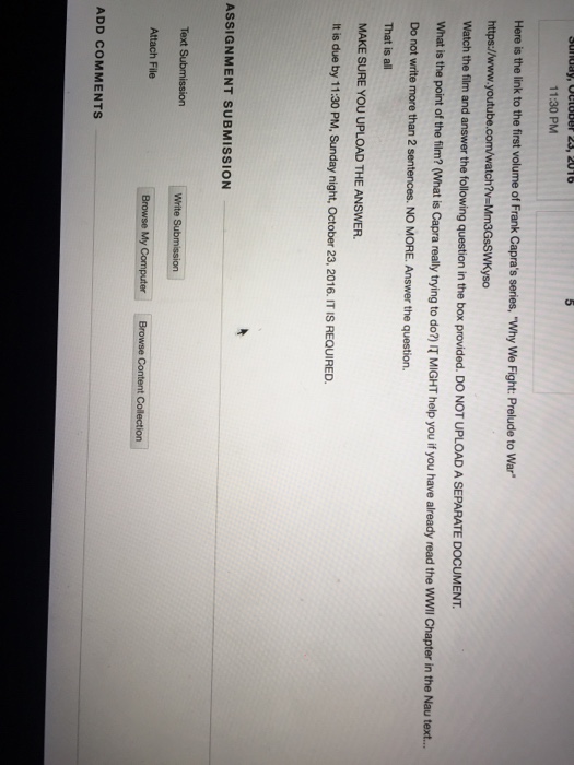 Here is the link to the first volume of Frank Capra's | Chegg.com