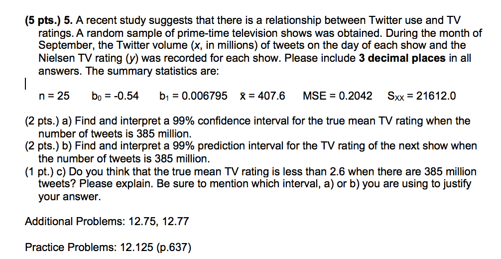 Solved (5 pts.) 5. A recent study suggests that there is a | Chegg.com Solved (5 pts.) 5. A recent study suggests that there is a | Chegg.com