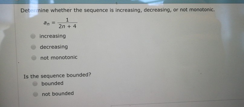 Solved Determine whether the sequence converges or diverges. | Chegg.com