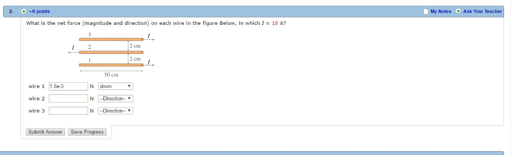 Solved What is the net force (magnitude and direction) on | Chegg.com