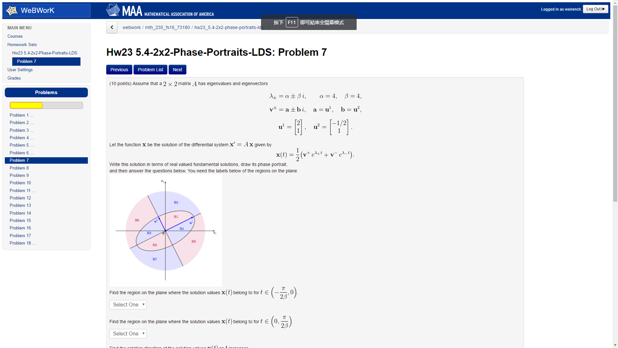 Assume That A 2 Times 2 Matrix Has Eigenvalues And