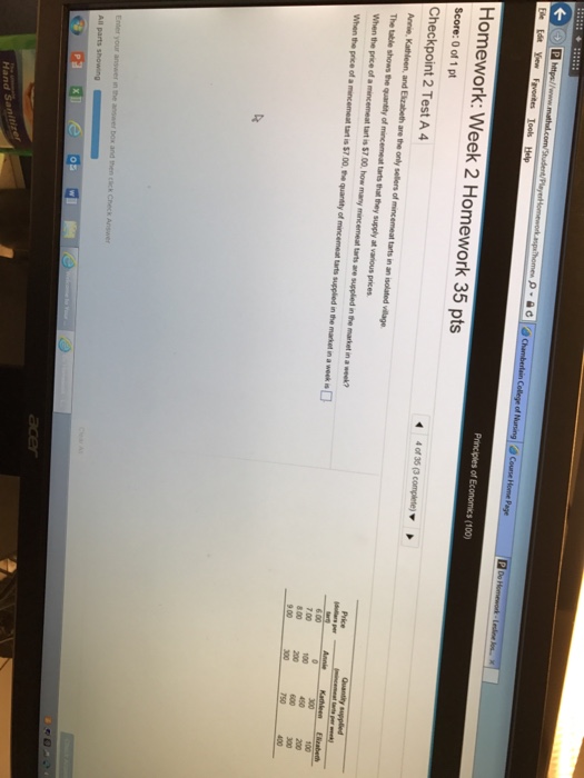 Solved Homework: Week 2 Homework 35 pts. Score: 0 of 1 pt | Chegg.com