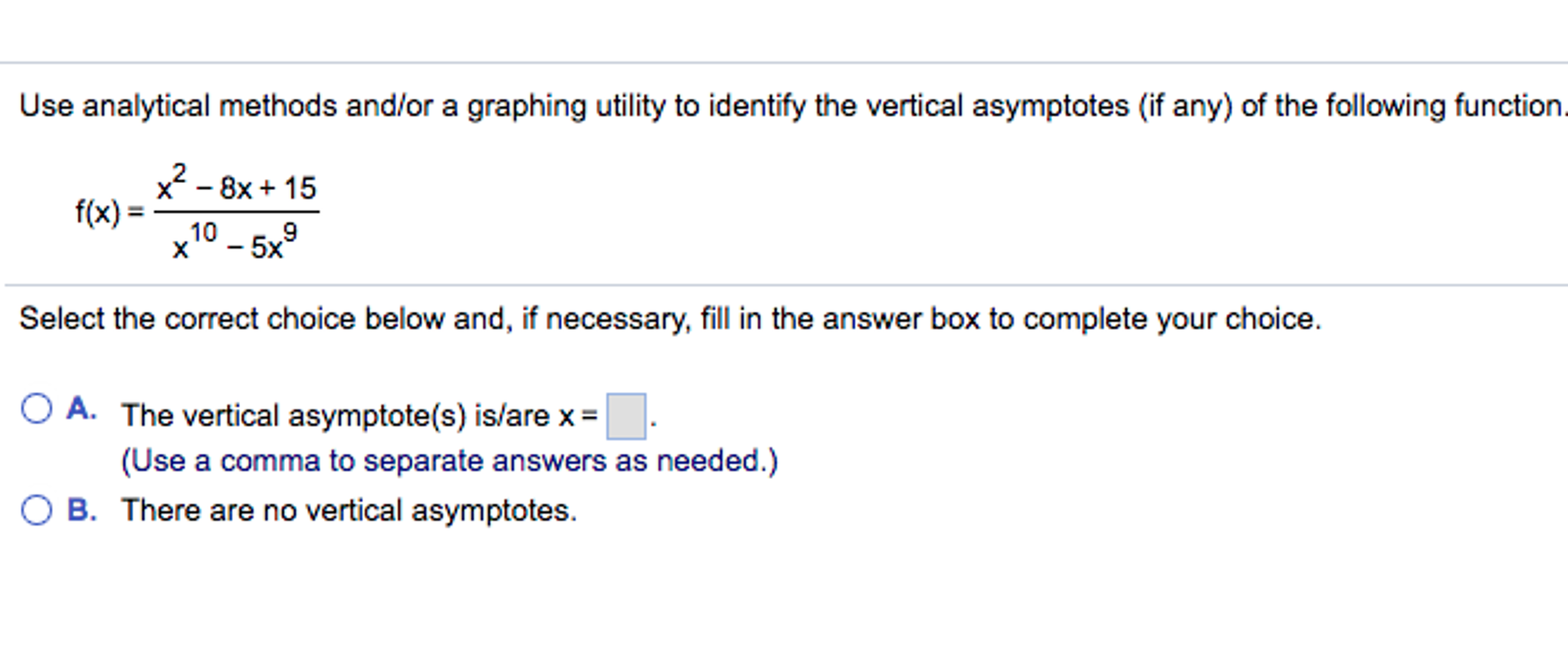 Solved Use analytical methods and/or a graphing utility to | Chegg.com