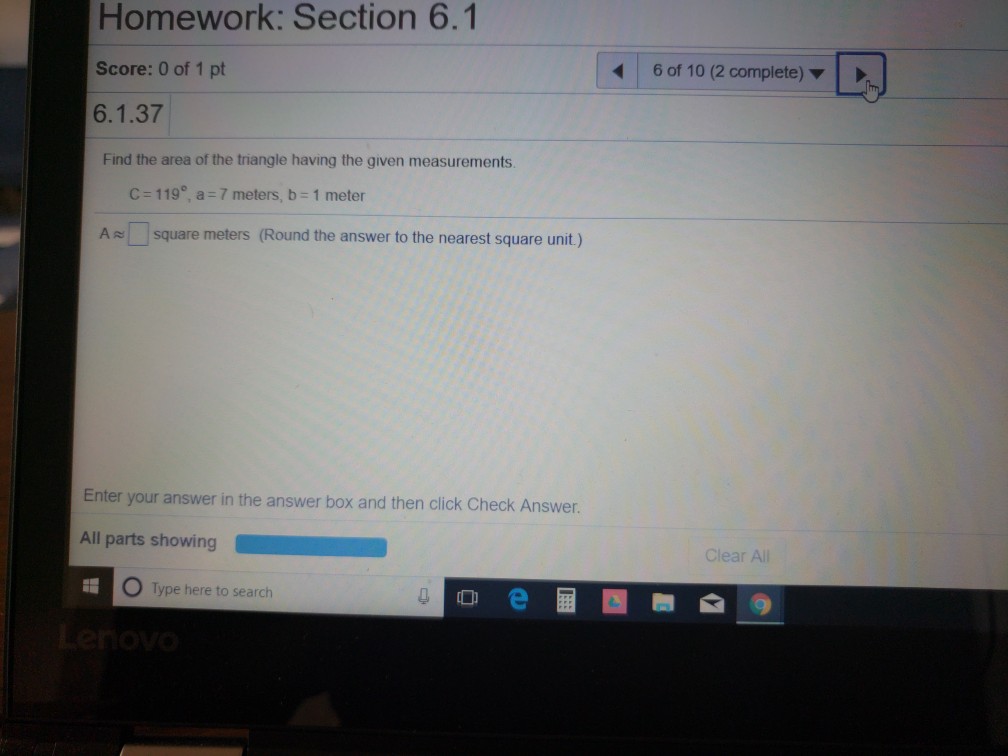 Solved Homework Section 6 1 Score 0 Of 1 Pt 6 1 37 6 Of 10