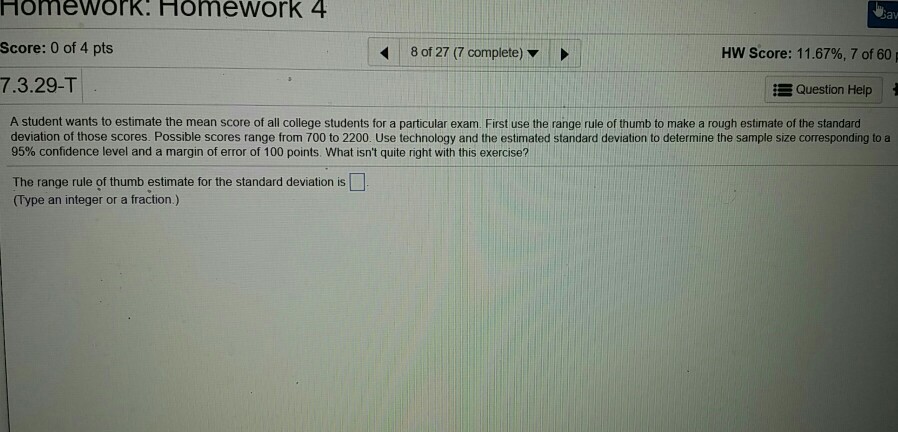 Solved A student wants to estimate the mean score of all | Chegg.com