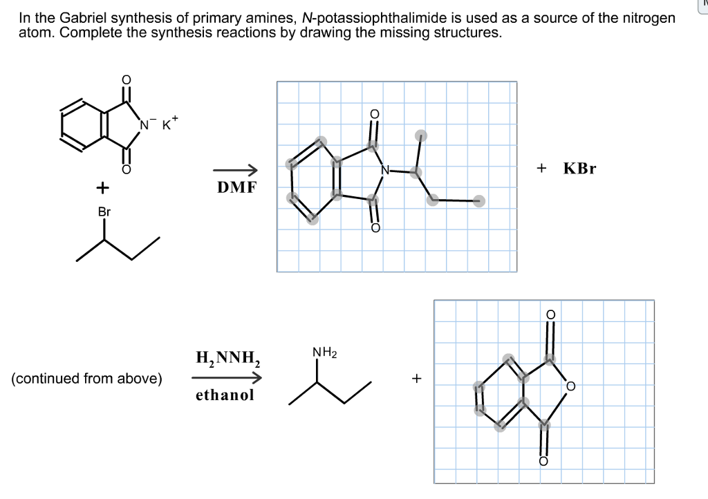 In The Gabriel Synthesis Of Primary Amines