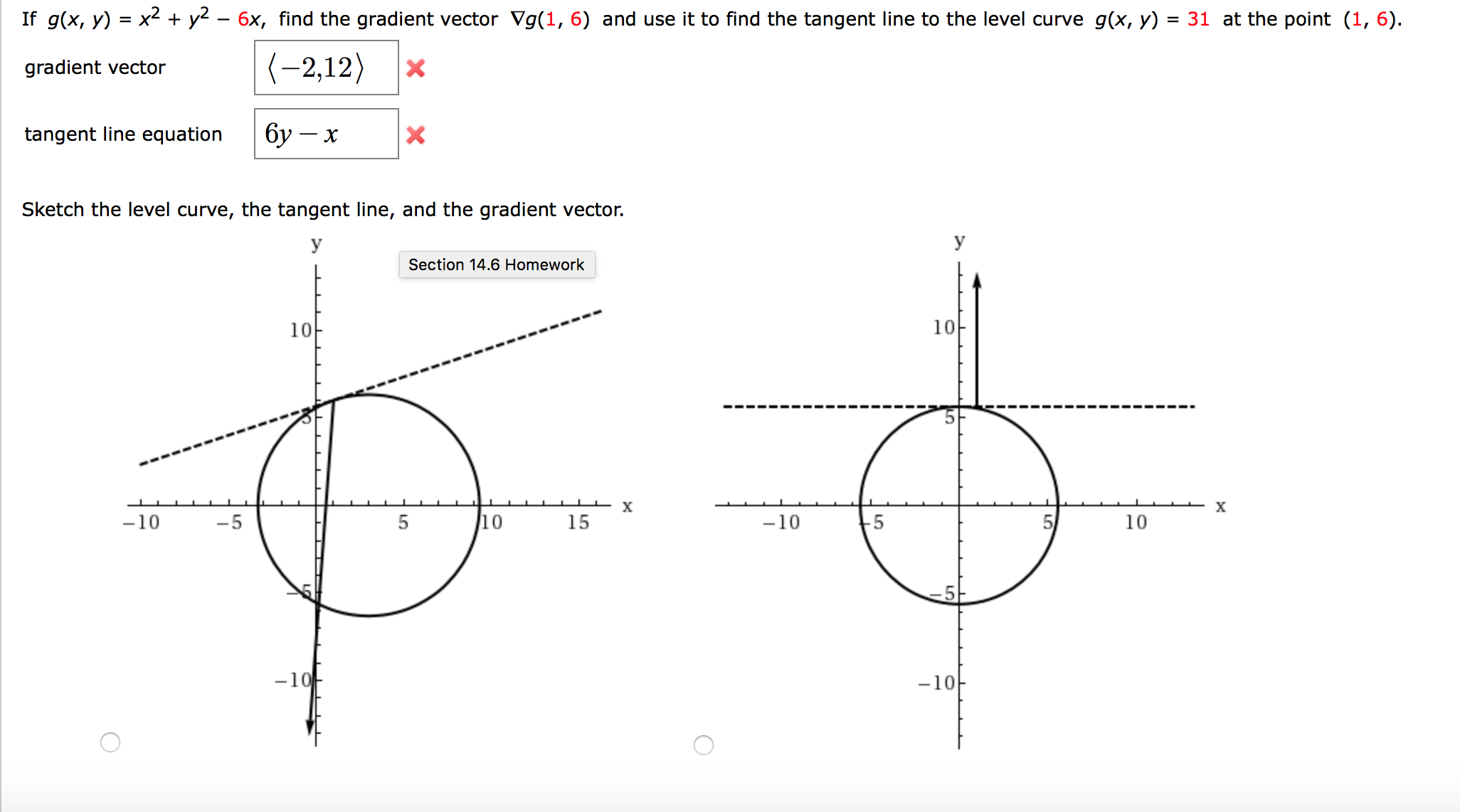 Solved If 9(x, y) = x^2 + y^2 - 6x, find the gradient vector | Chegg.com