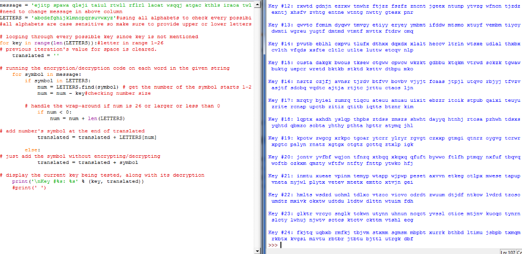 (Solved) - The following ciphers are mono-alphabetic substitution ...