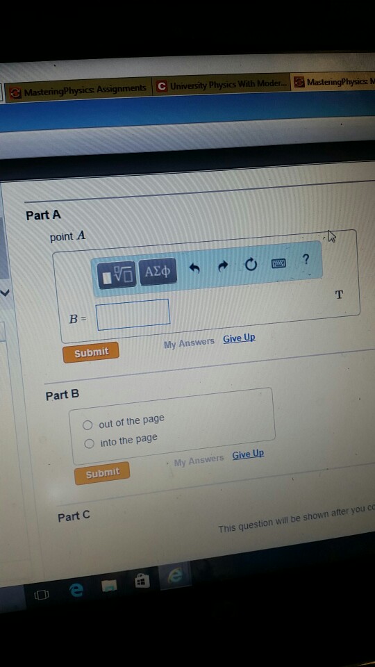 Solved の)I https//session.mlasteringplysics.com/myct/itemW ρ | Chegg.com