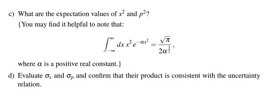 Solved A particle of mass m has the wave function x, t) =A | Chegg.com
