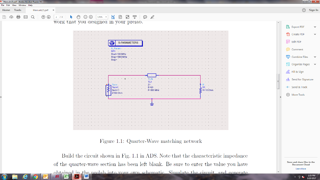 Any Help please! SIMULATING IN ADS Objective To | Chegg.com