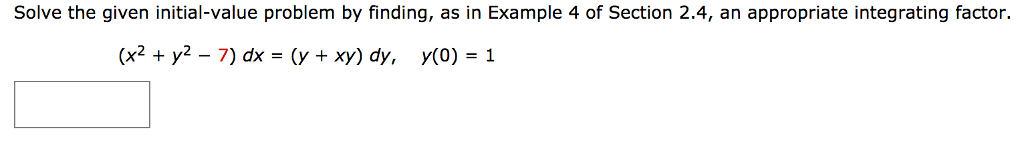 Solved Solve the given initial-value problem by finding, as | Chegg.com