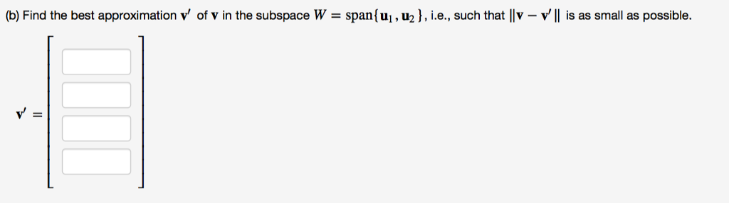 Solved (1 point) Consider C4 with the usual inner product, | Chegg.com