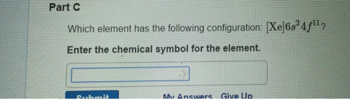 Solved Which element has the following configuration: | Chegg.com