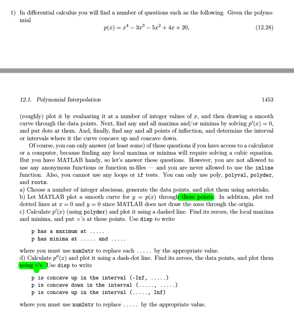In differential calculus you will find a number of | Chegg.com